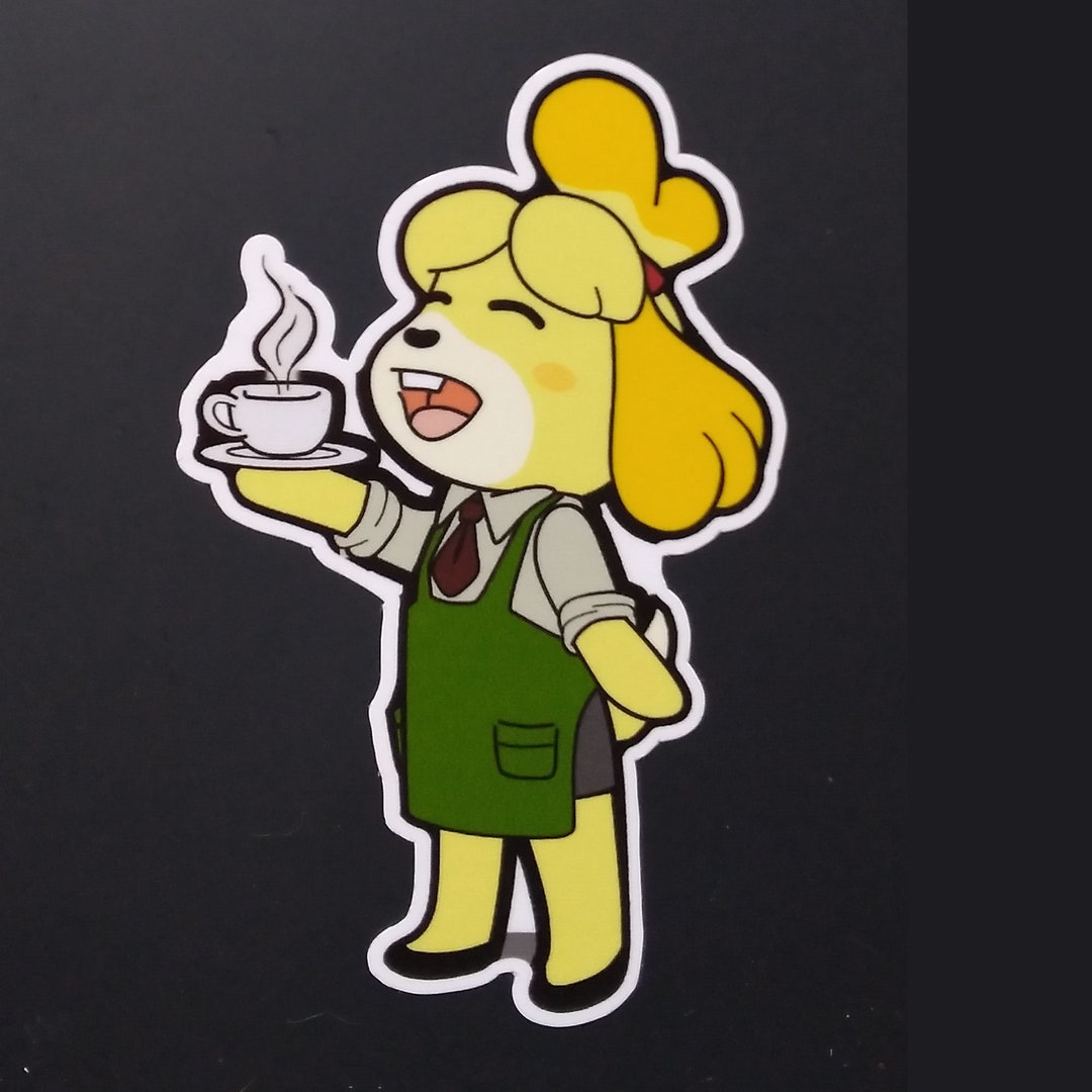 Fresh Cup Isabelle Sticker - Etsy