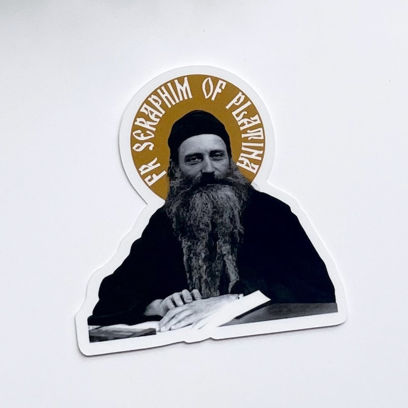 St Seraphim Icon - Etsy