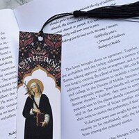 Saint Catherine of Siena Fine Art Bookmark | Christian, Catholic Gift ...
