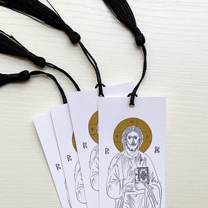 Christ Pantocrator, Christ the Teacher Illustrated Bookmark | Gift for ...