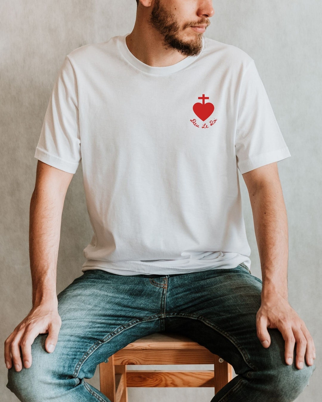 Dieu Le Roi Vendee Sacred Heart Unisex Short Sleeve T-shirt ...