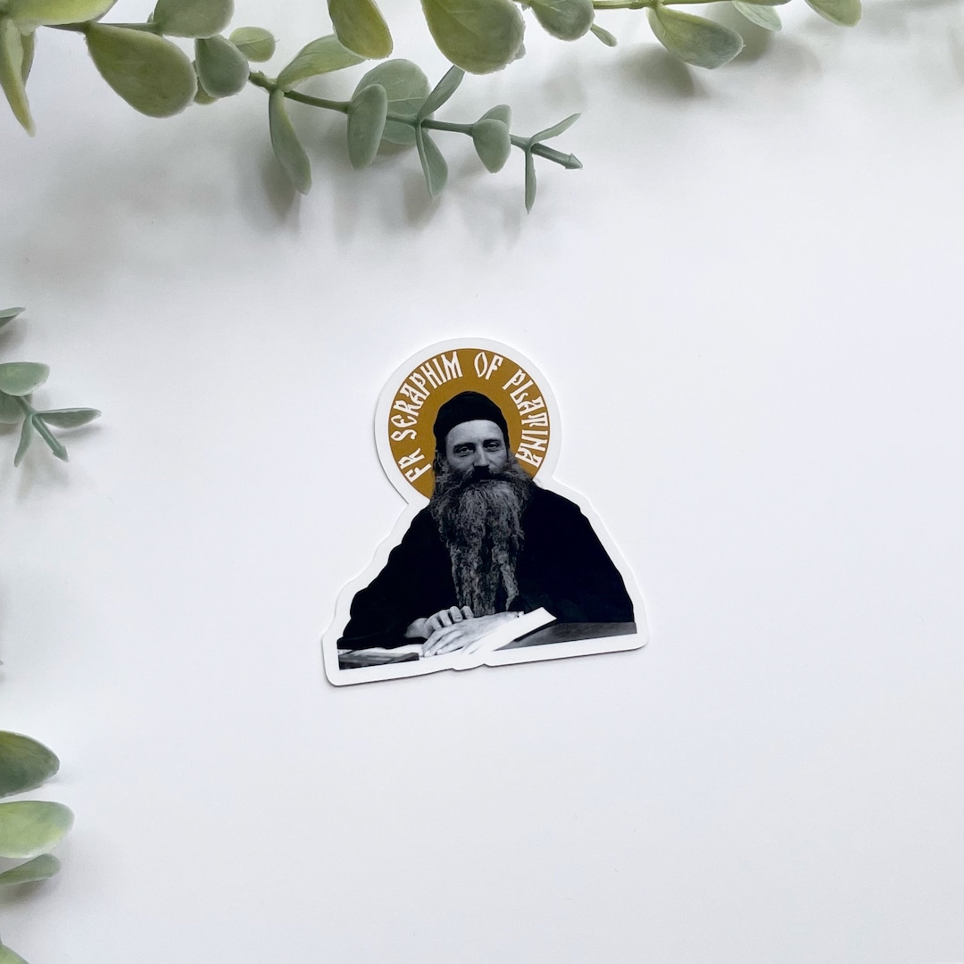 Fr. Seraphim of Platina Sticker | Seraphim Rose Decal | Gifts for ...