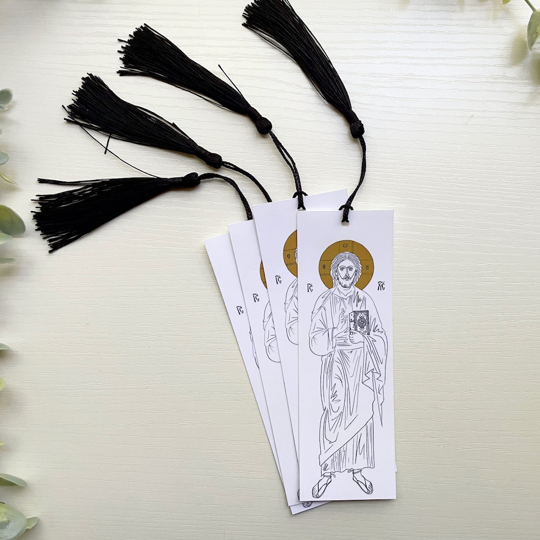 Christ Pantocrator, Christ the Teacher Illustrated Bookmark Gift for ...
