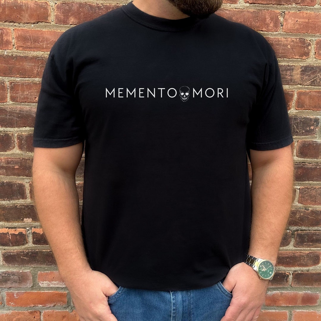 Memento Mori Minimalist Unisex T-shirt | Comfort Colors | Gifts for ...