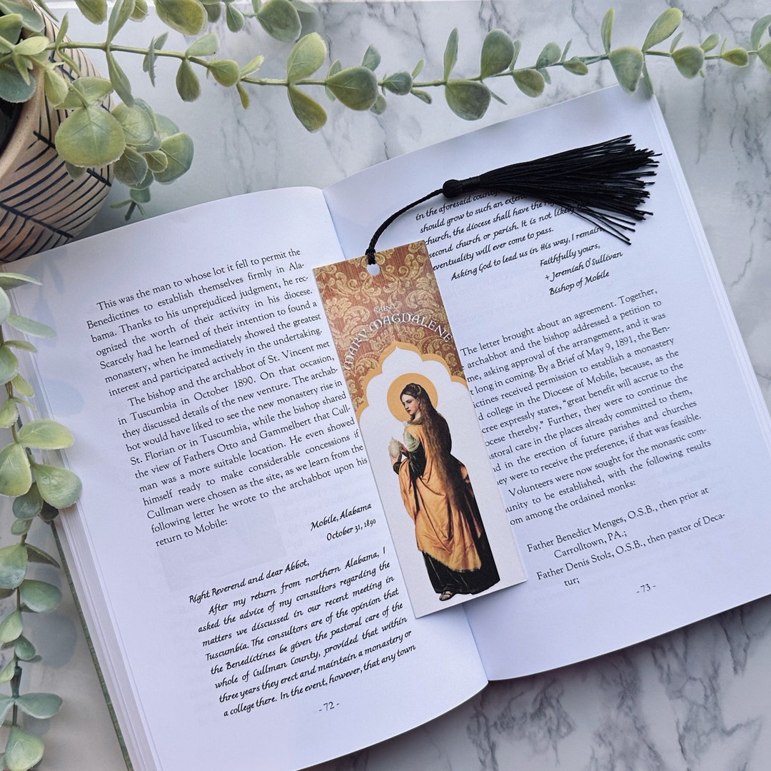 Saint Mary Magdalene Fine Art Bookmark | Christian, Catholic Gift for ...
