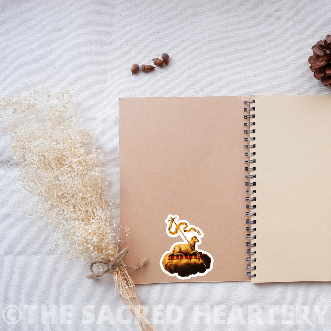 Ecce Agnus Dei Sticker Behold the Lamb of God José - Etsy