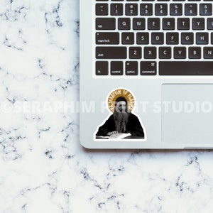 Fr. Seraphim of Platina Sticker | Seraphim Rose Decal | Gifts for ...