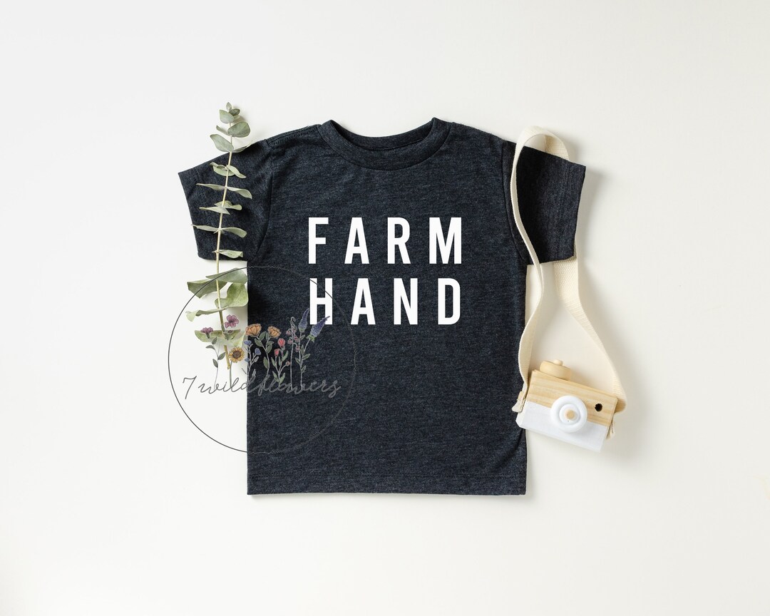 Farm Hand Shirt for Kids, Farming Shirt for Boys, Tiny Farmer Shirt ...