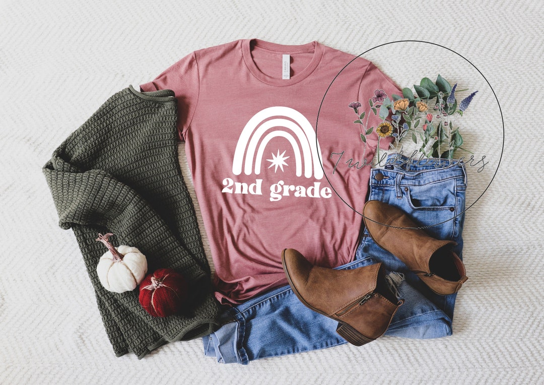 Boho Rainbow Back to School, Teacher Strong Shirt, Teacher Gift, Gifts ...