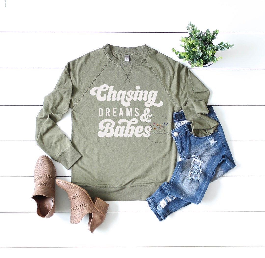 Chasing Dreams and Babes Tee, Boss Babe Tee, Small Business Tee ...