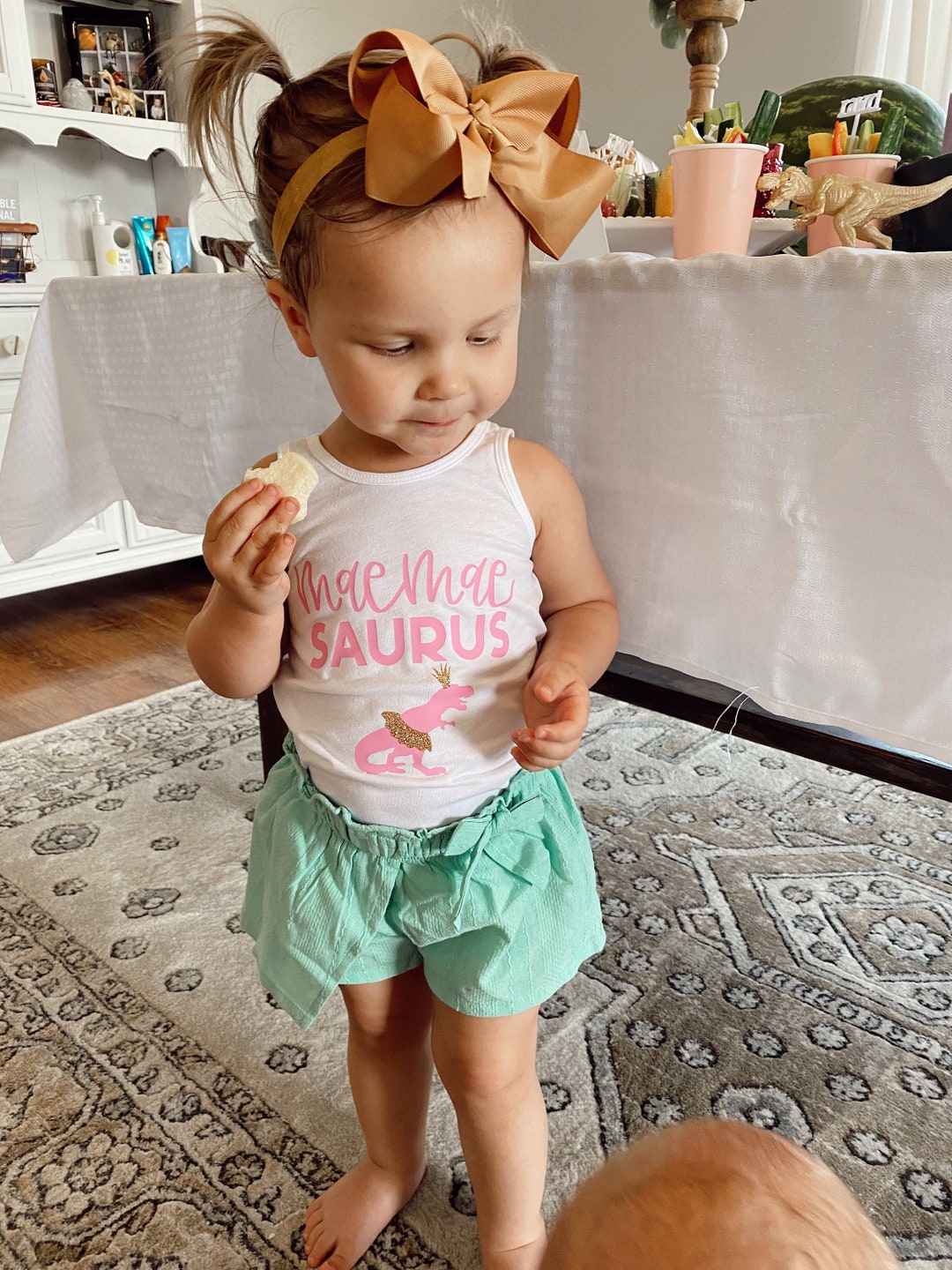 Girly Dinosaur Birthday Shirt, Girl Dinosaur Party, Mamasaurus ...