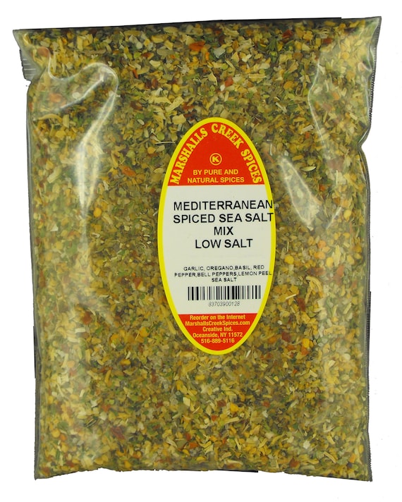 Mediterranean Spiced Sea Salt Mix Refill Pouch 10 Oz Marshalls - Etsy