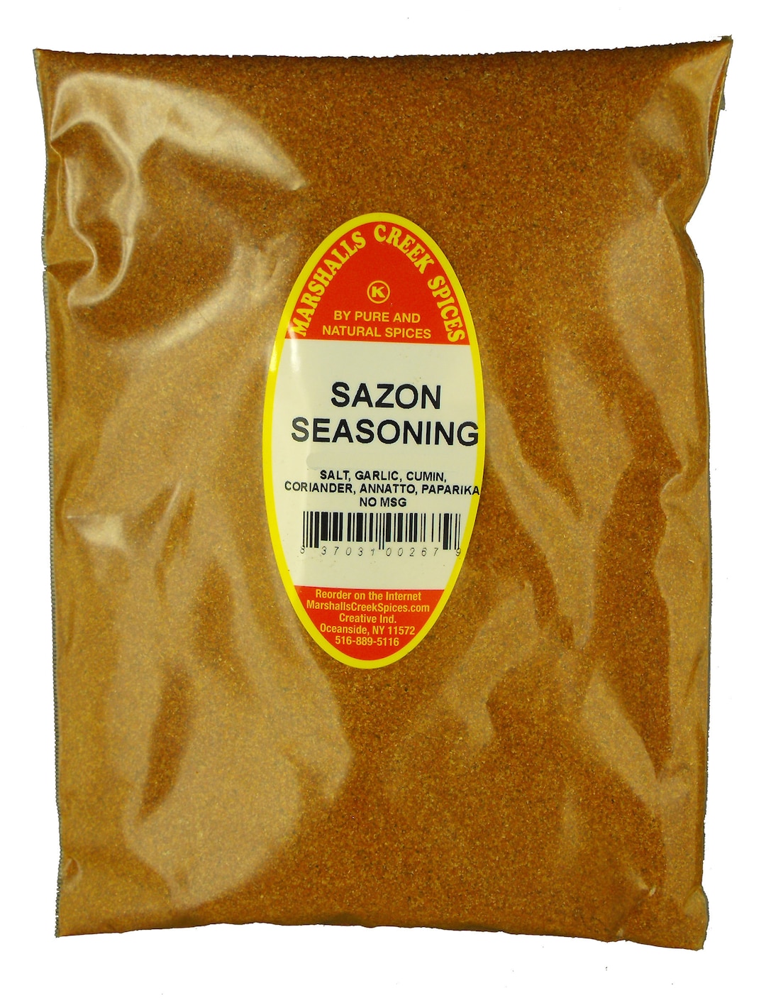 Sazon Seasoning With Annato Refill Pouch 13 Oz Marshalls Creek Spices ...