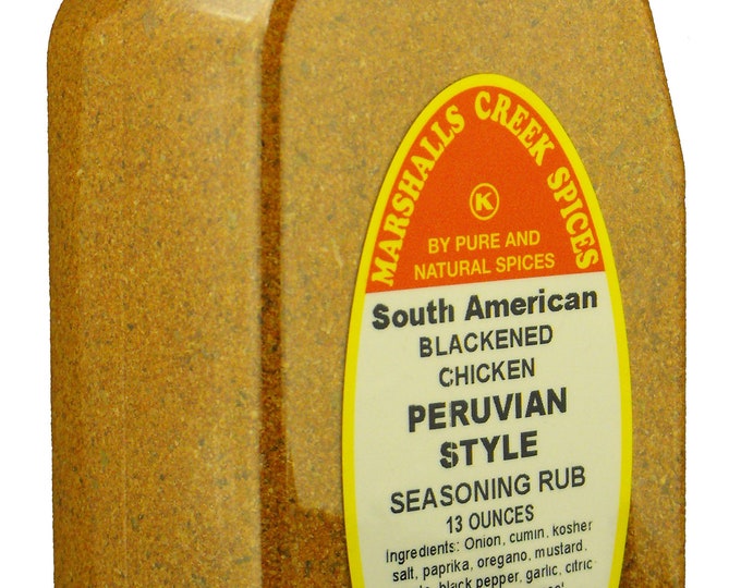 Peruvian Style South American Blackened Chicken Seasoning Rub 13 Ounce ...