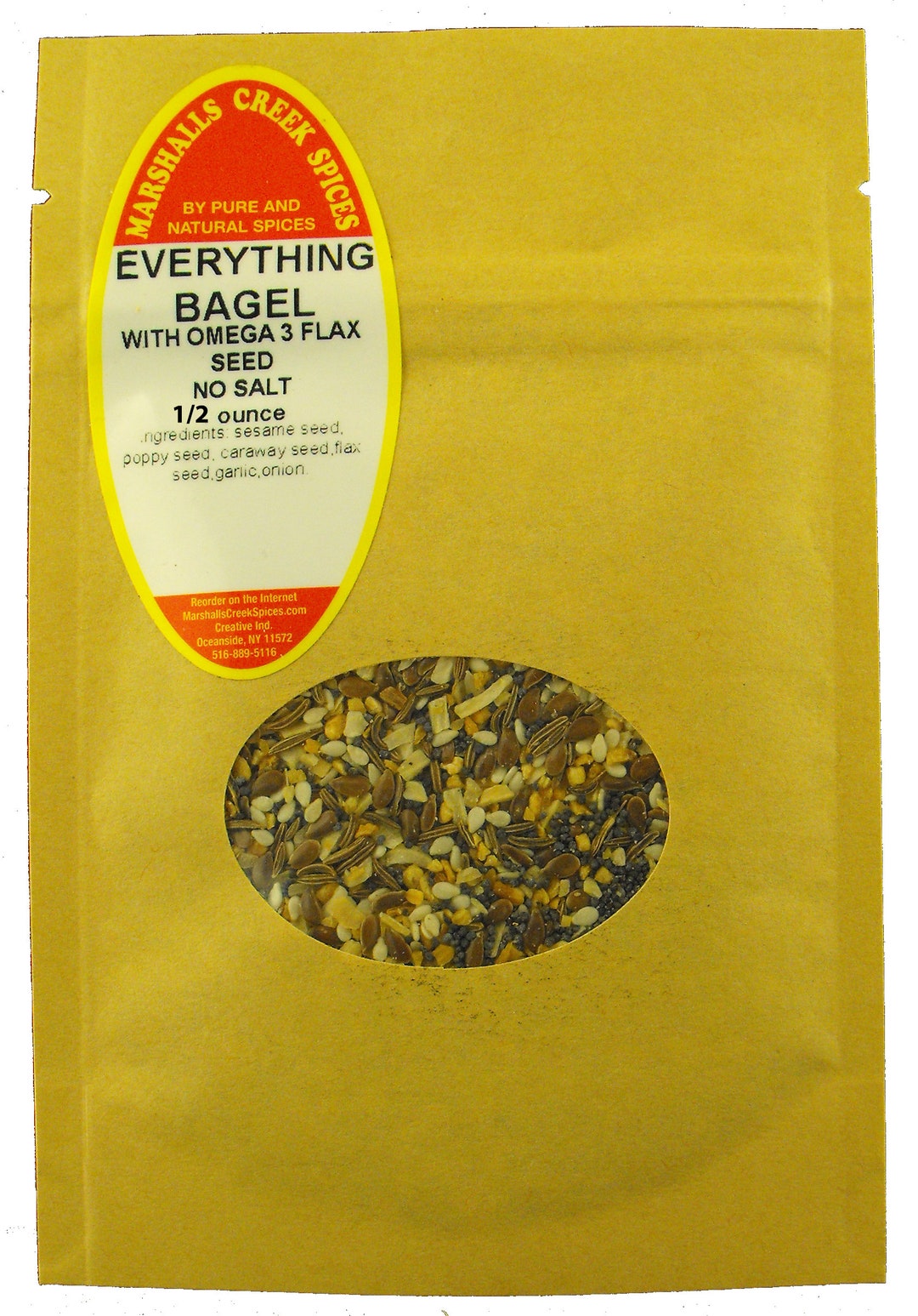 Sample Size, EZ Meal Prep,everything Bagel, No Salt, With Omega # Flax ...