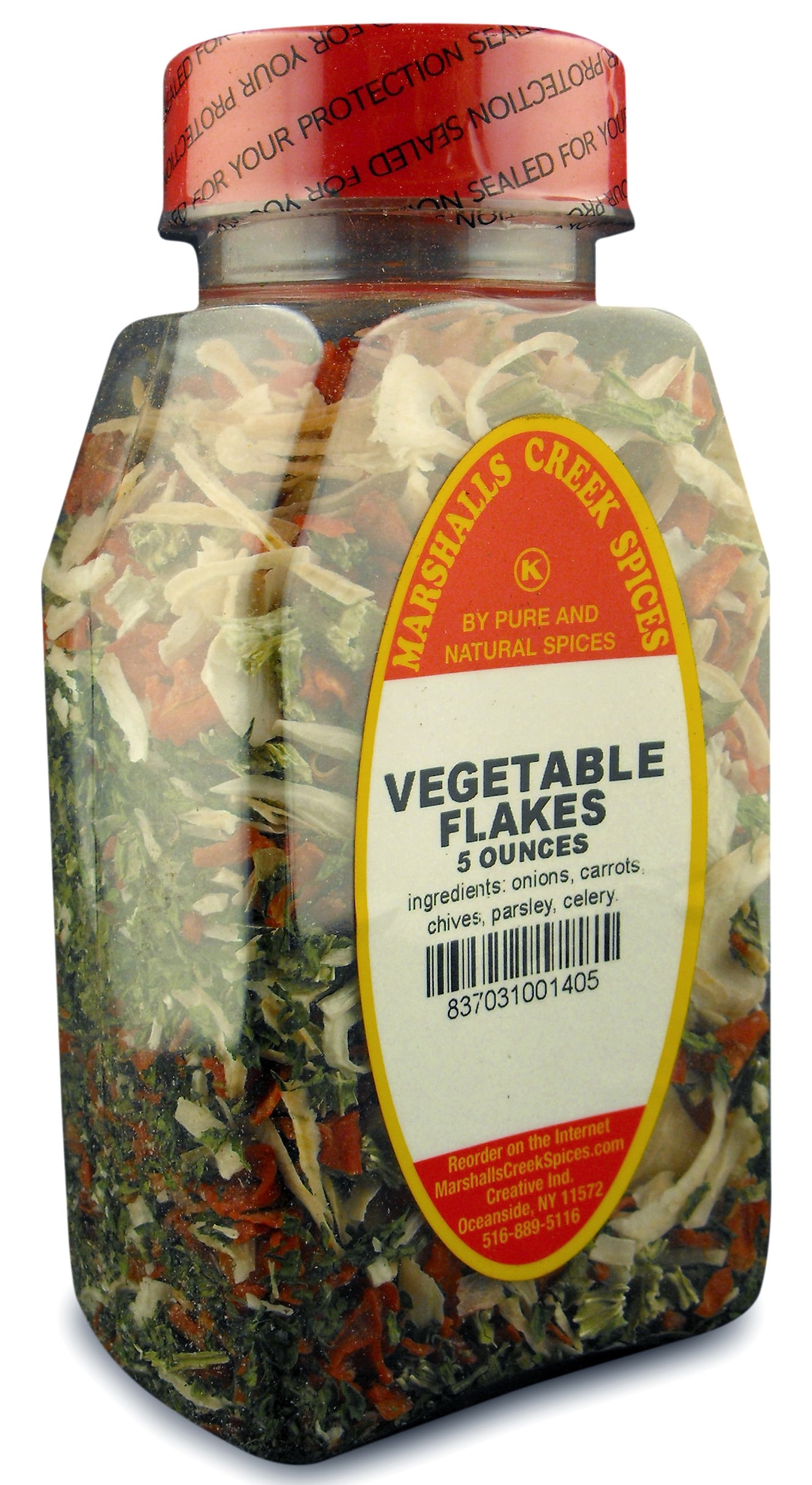 VEGETABLE FLAKES 5 Oz., One Price Shipping, Any Quantity, Any ...