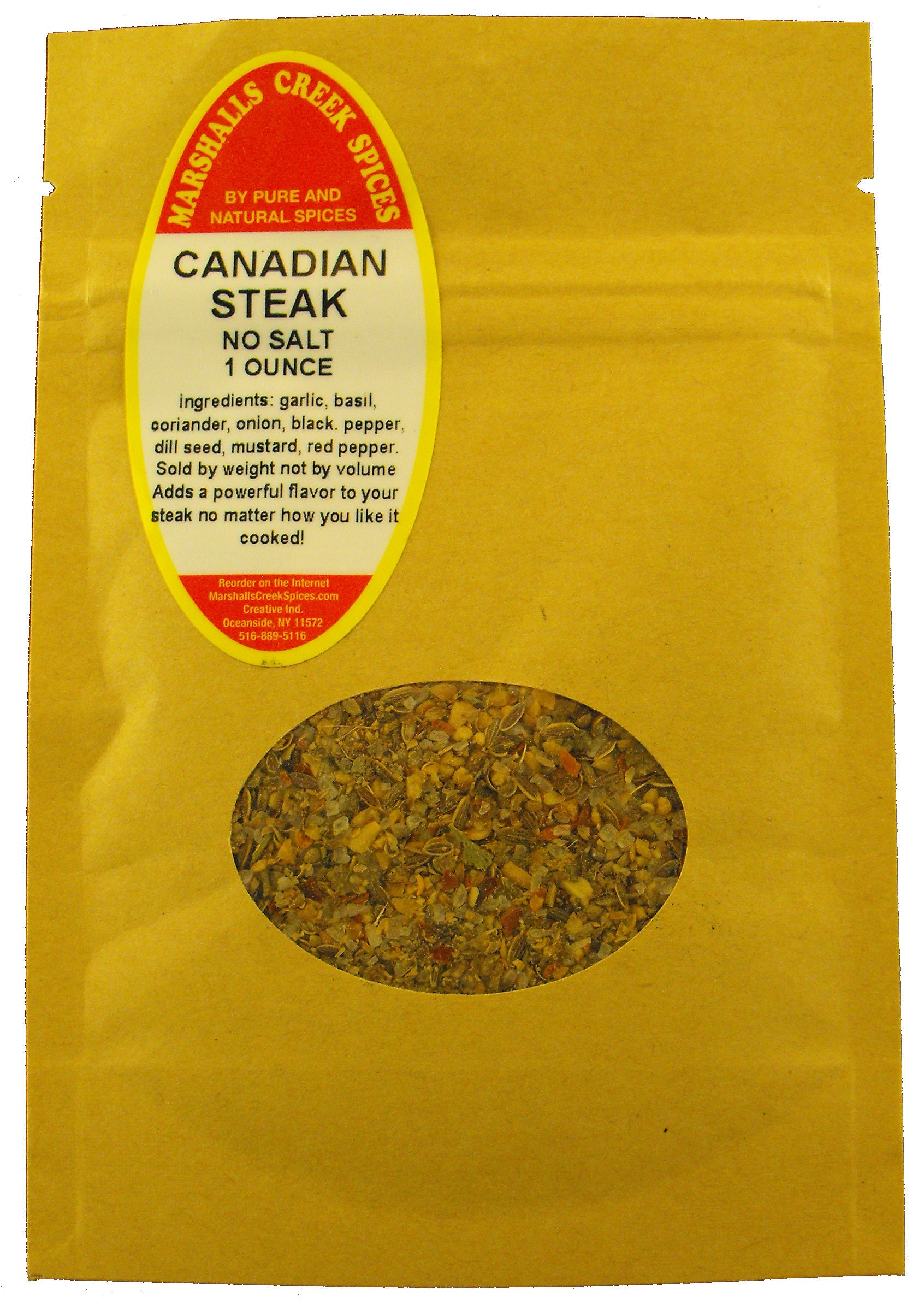 Sample Size, EZ Meal Prep Canadian Steak Seas. No Salt (compare to ...