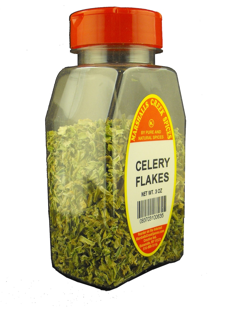 CELERY FLAKES 3 Oz., One Price Shipping, Any Quantity, Any Assortment ...