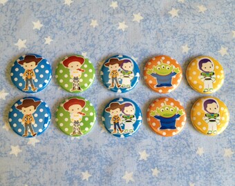 Buzz Lightyear Buttons - Etsy