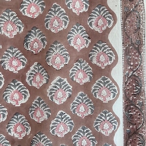 Multi Color Block Print Fabric Cotton Fabric Vegetable Dyes Womens ...