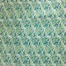 Cyan Modern Floral Fabric Soft Cotton Sewing Theme Fabric - Etsy