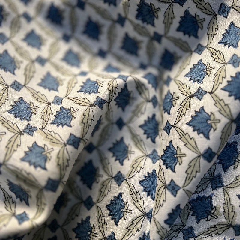 Block Print Linen - Etsy