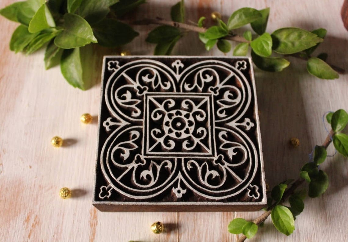 Square Wooden Stamp Squar Stamp Wooden Stamp Stamp Wooden - Etsy