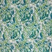 Cyan Modern Floral Fabric Soft Cotton Sewing Theme Fabric - Etsy