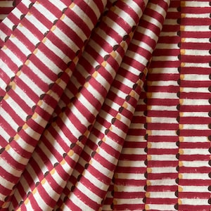 Geometric Print Cotton Fabric Block Print Fabric - Etsy