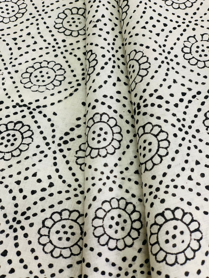 Block printed fabric Hand Block print printed cotton fabric | Etsy