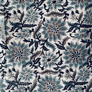 Hand Block Print, Floral Print, Soft Cotton Fabric, Fabric Modern ...