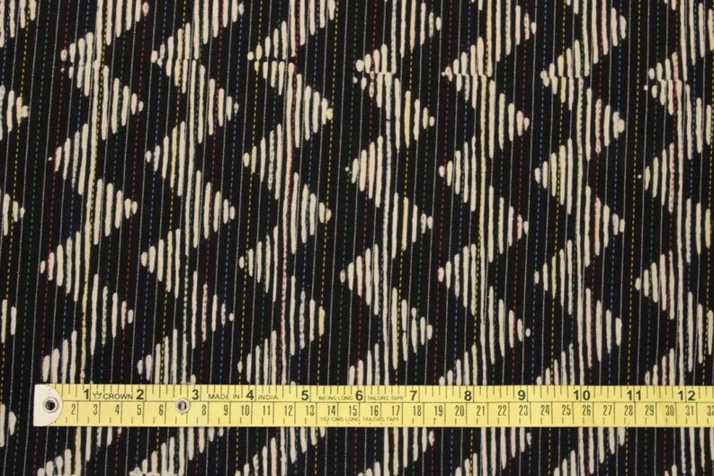 Chevron Print Block Print Fabric Cotton Fabric Fabric by Yard - Etsy