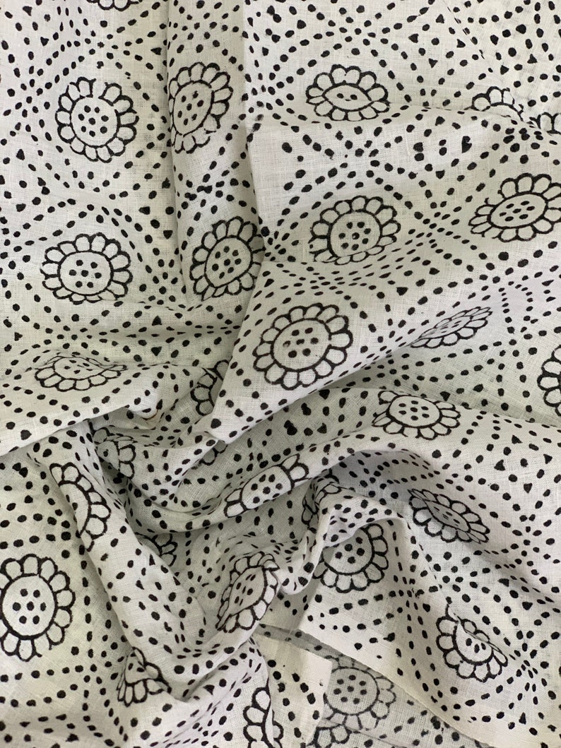 Block printed fabric Hand Block print printed cotton fabric | Etsy