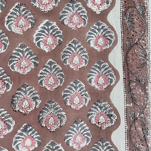 Multi Color Block Print Fabric Cotton Fabric Vegetable Dyes Womens ...