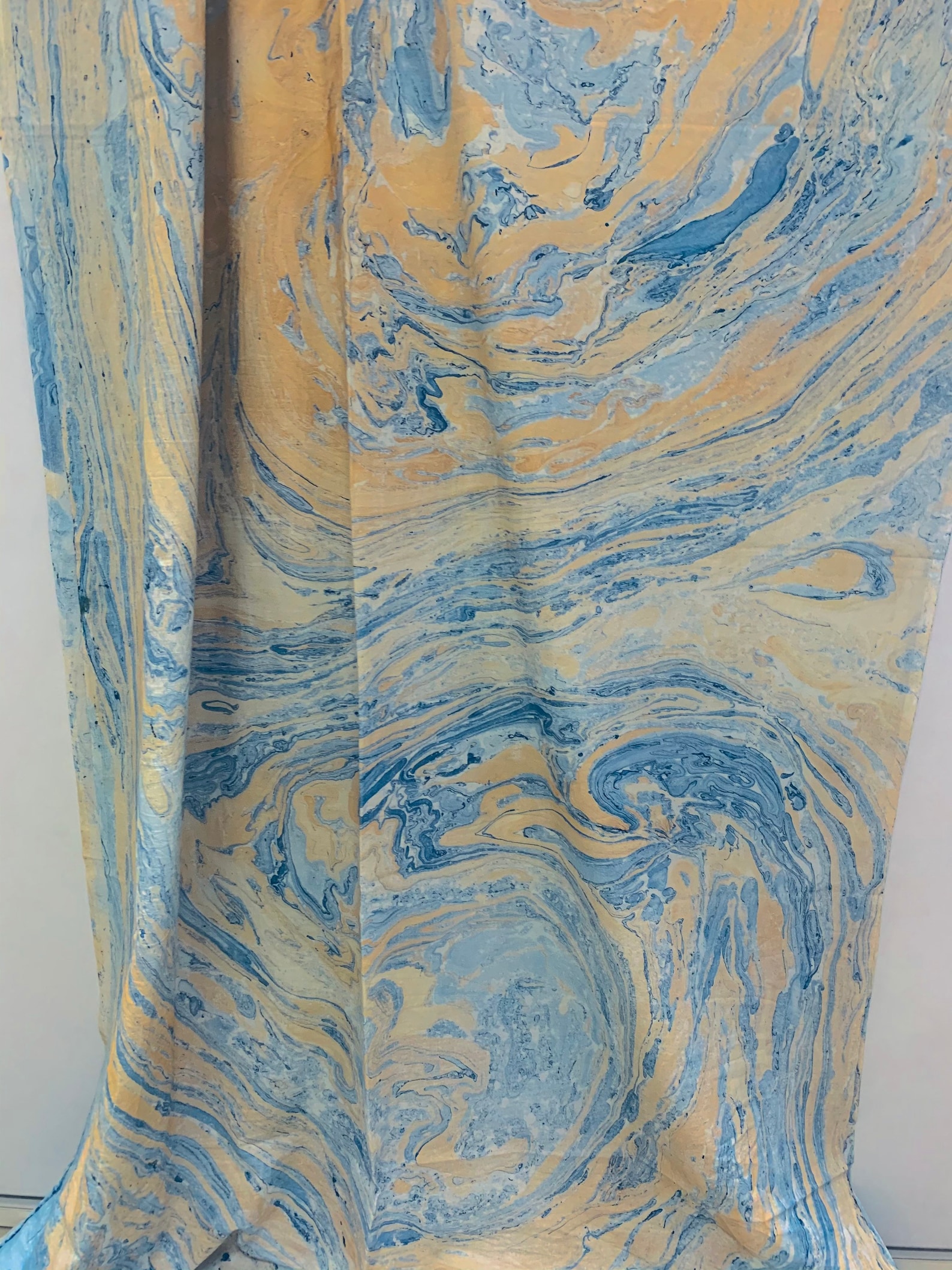 2.5 yard marble print Block print fabric Womens clothing | Etsy