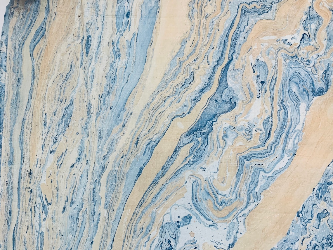 2.5 yard marble print Block print fabric Womens clothing | Etsy