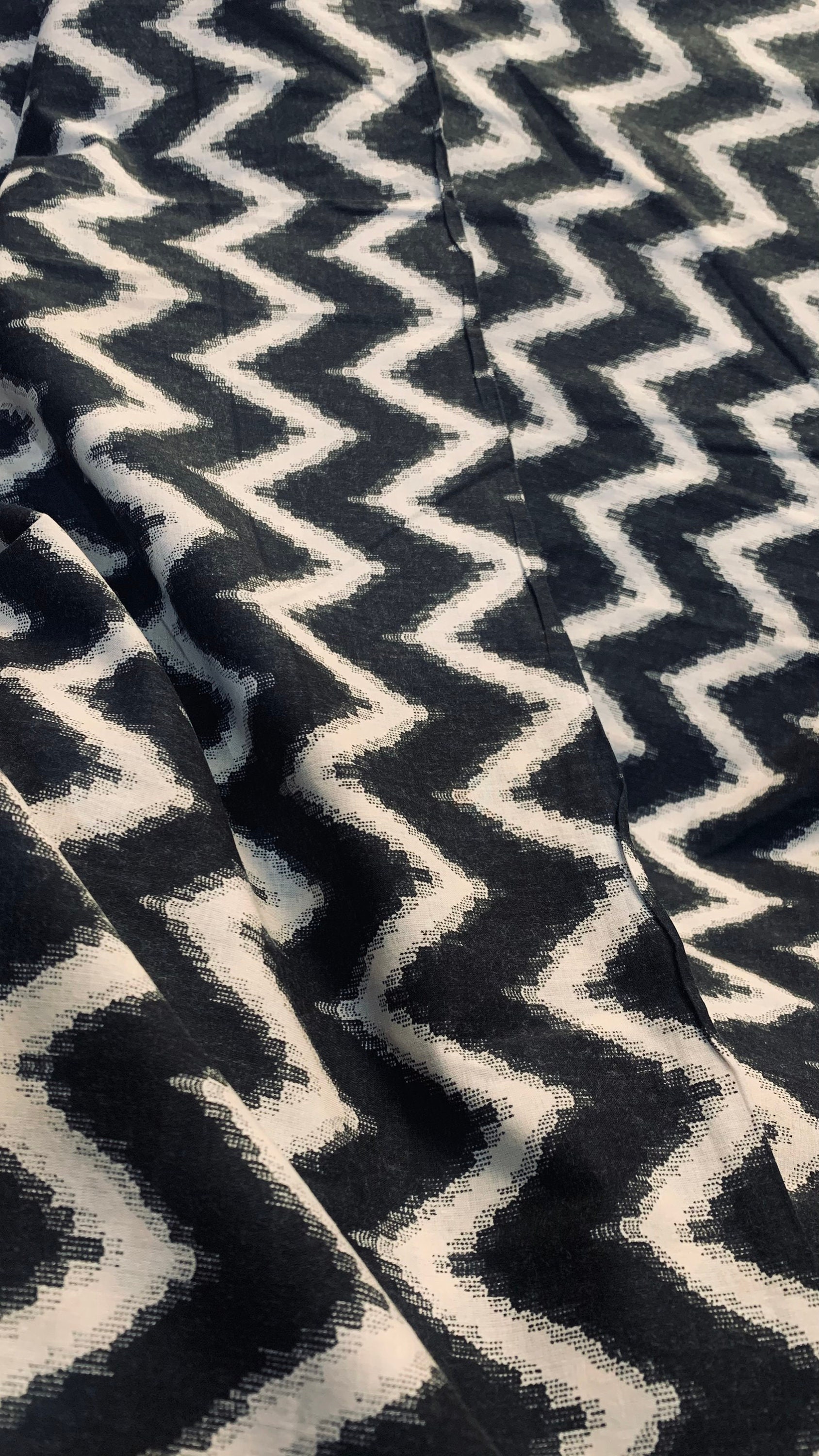 Chevron Print Cotton Fabric Indian Fabric Clothing Fabric - Etsy Singapore