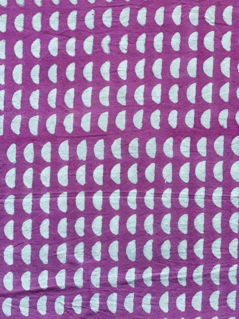 Orchid Hand Block Print Floral Print Soft Cotton Fabric - Etsy