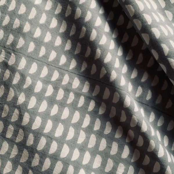 Geometric Block Print Fabric - Etsy