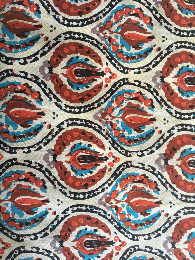 Maroon Soft Cotton Fabric Floral Screen Print Soft Cotton | Etsy