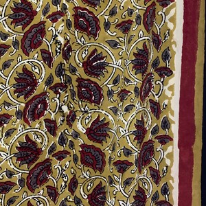 Hand Block Print, Floral Print, Soft Cotton Fabric, Fabric Modern ...