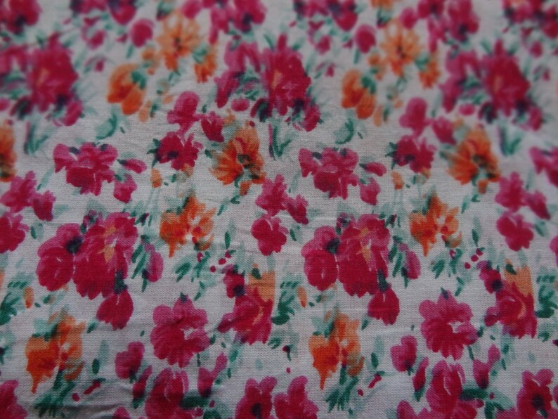 Tiny Floral Print Indian Fabric Cotton Fabric Multi Color - Etsy