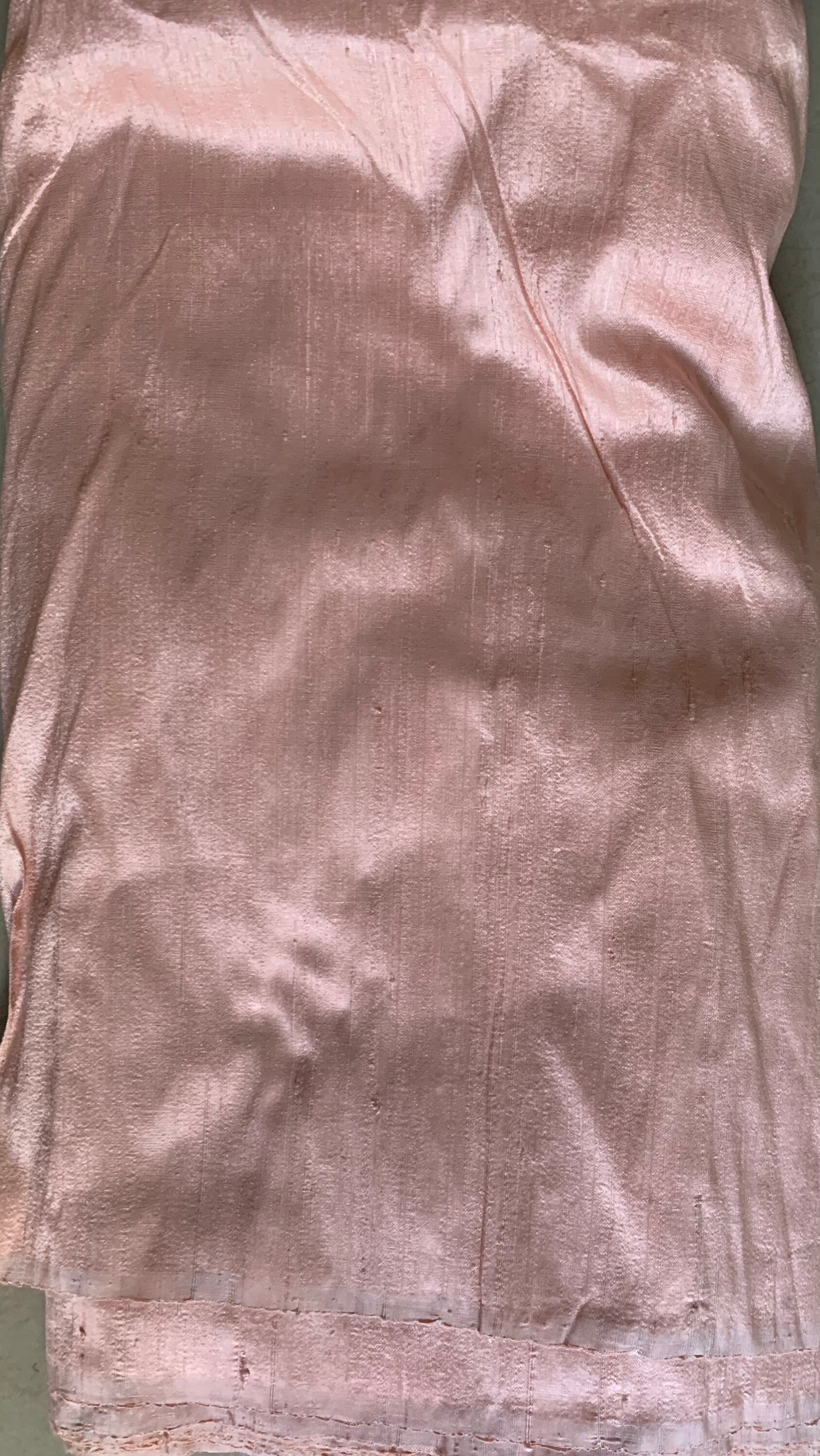 Peach Puff Dupioni Raw Silk Fabric, Weddings, Drapery - by the Yard - Etsy