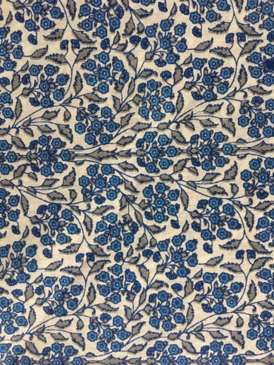 Modern Floral Fabric Soft Cotton Fabric Sewing Theme Fabric | Etsy