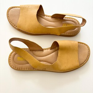 Born Inlet Yellow Leather Sandals - Etsy