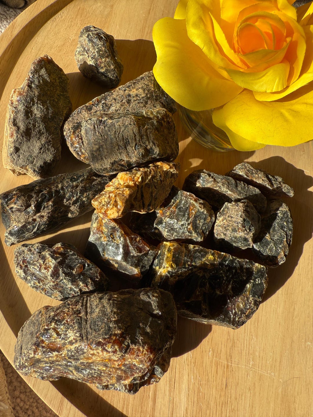 Rare Sumatran Golden Blue Amber Large Raw Chunk From Indonesia - Etsy