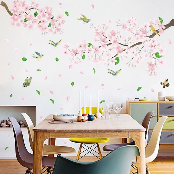 Wall Decals & Murals Home & Living Wall Décor Flower Wall Decal Girls ...
