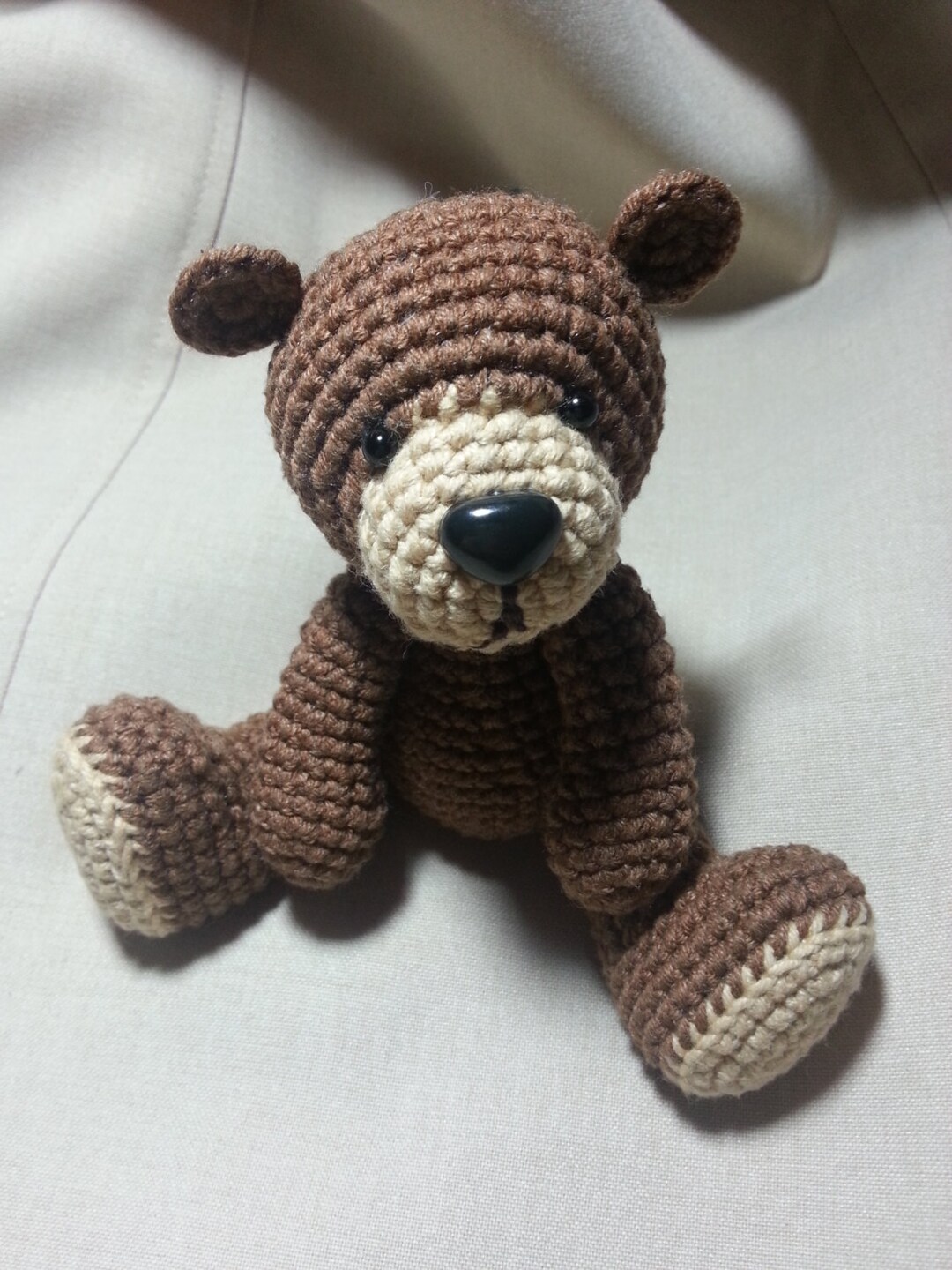 PDF Amigurumi Crochet Pattern - Cute Teddy Bear, Crochet Teddy Bear ...