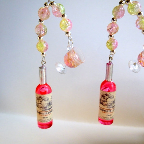 Wine Bottle Earrings - Etsy