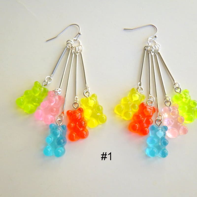 Gummy Bear Earrings - Etsy